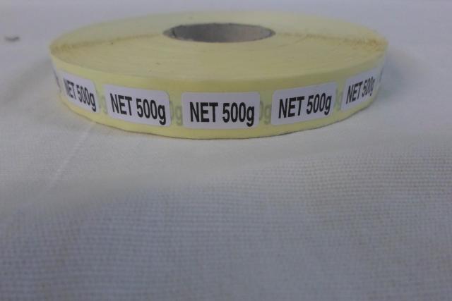 ETIQUETTES POIDS NET 250G/500G/1000G, x1000